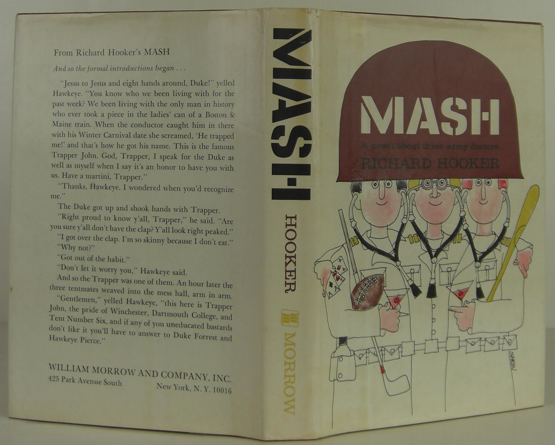 Mash by Hooker, Richard | Hardcover | 1968 | William Morrow & Company ...