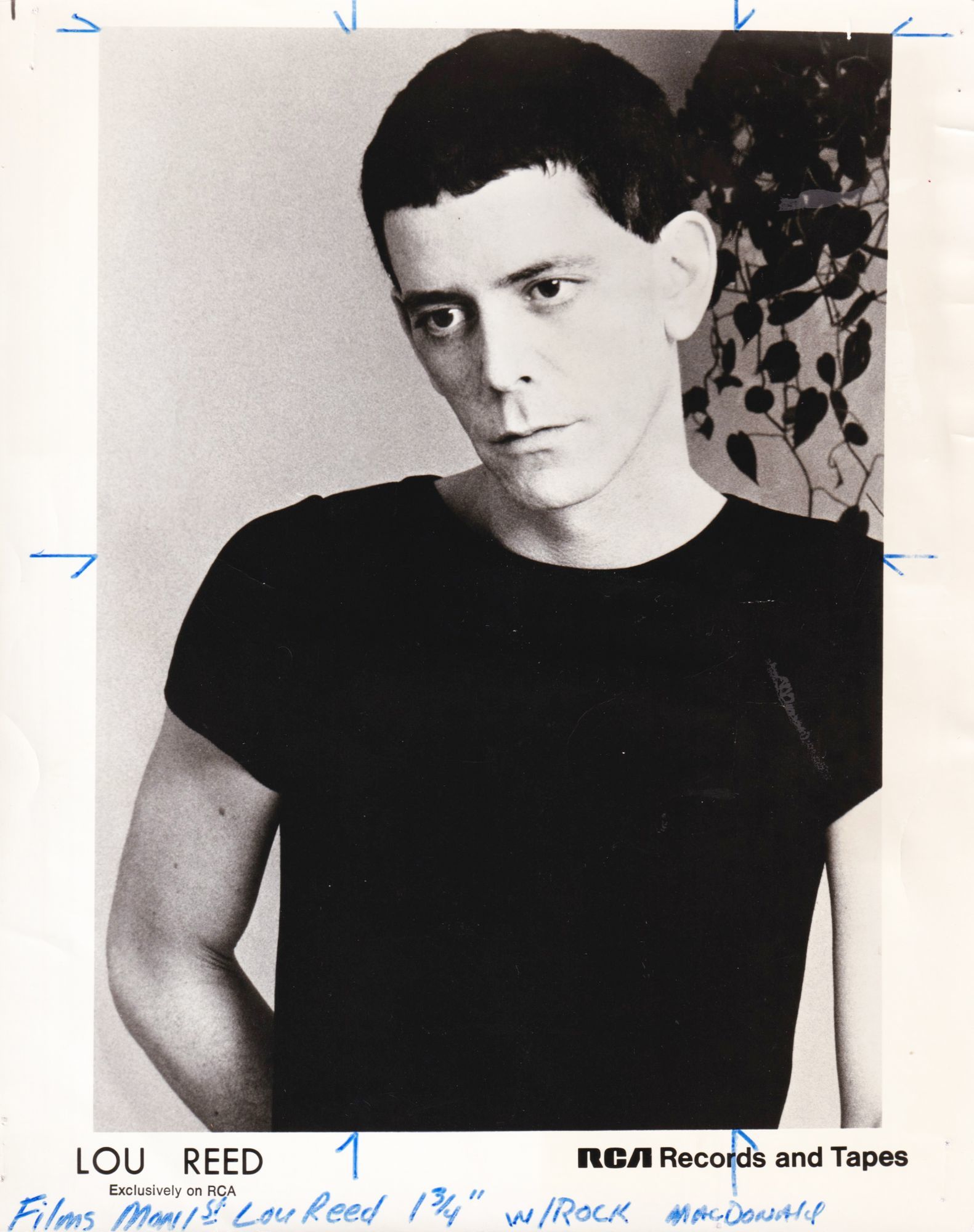 Original photograph of Lou Reed, circa 1973 by Lou Reed (subject ...
