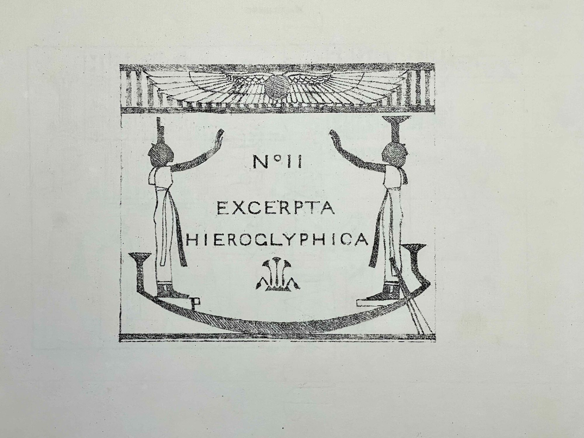 Excerpta hieroglyphica by BURTON James | Biblio