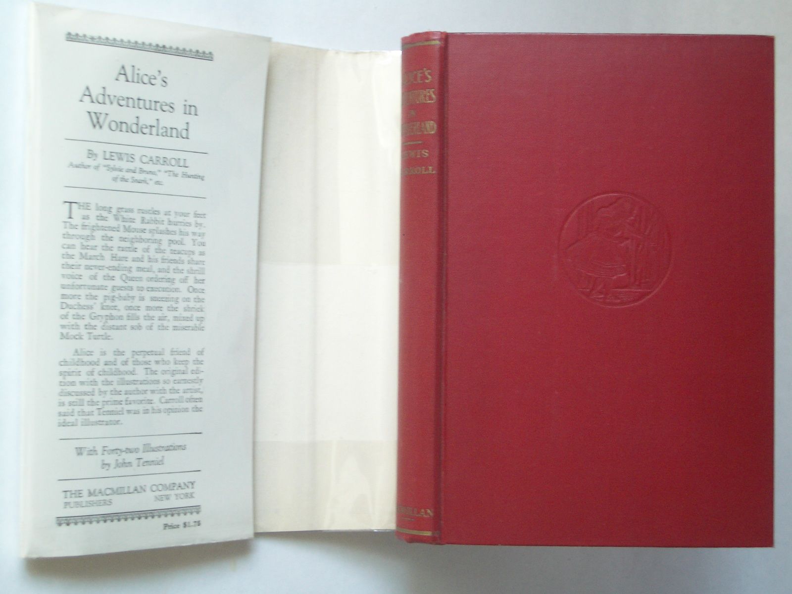 Alice's Adventures in Wonderland by Carroll, Lewis | Hardcover | 1935 | Macmillan Company | Biblio