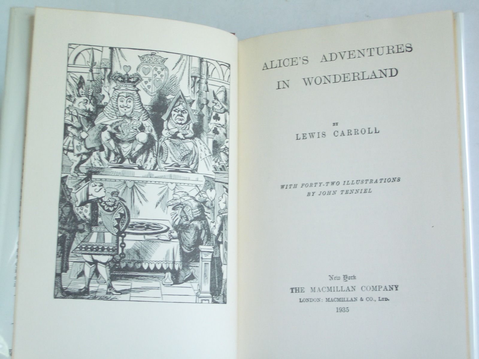 Alice's Adventures in Wonderland by Carroll, Lewis | Hardcover | 1935 | Macmillan Company | Biblio