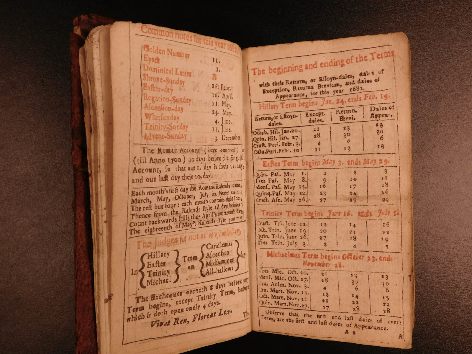 Gallen. 1682. A New Almanack for the said Year, beign the second after ...