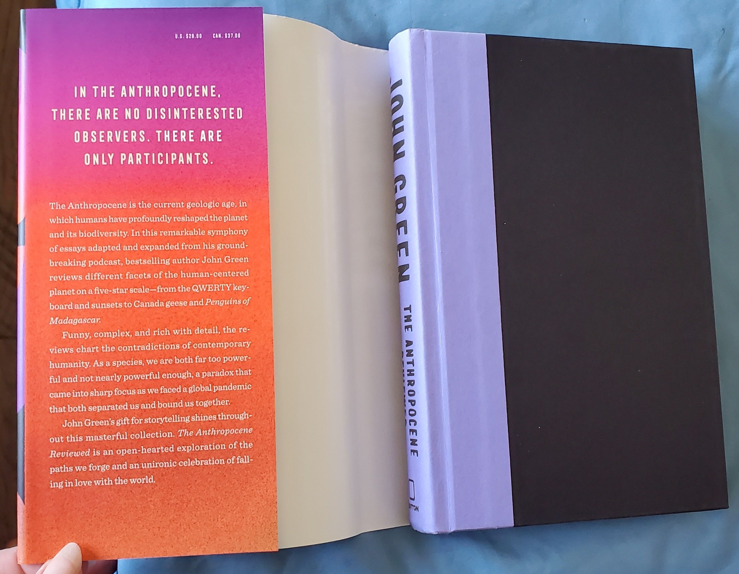 The Anthropocene Reviewed (Signed Edition): Essays on a Human Centered ...