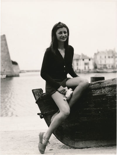 Original photograph of Anouk Aimee, circa 1947 by Anouk Aimee (subject ...