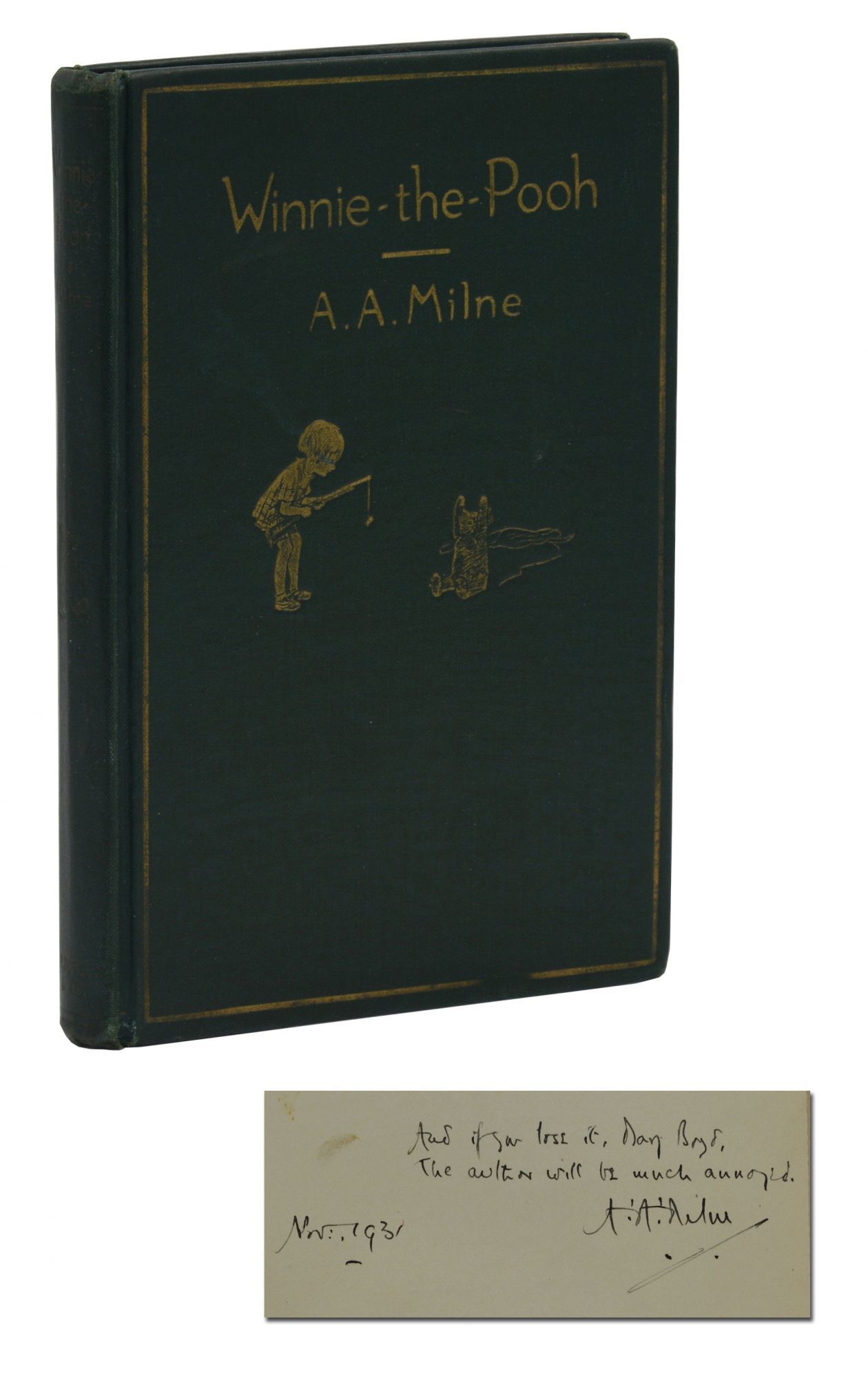 Winnie The Pooh First Edition By Aa Milne Winnie The Pooh A. A. Milne