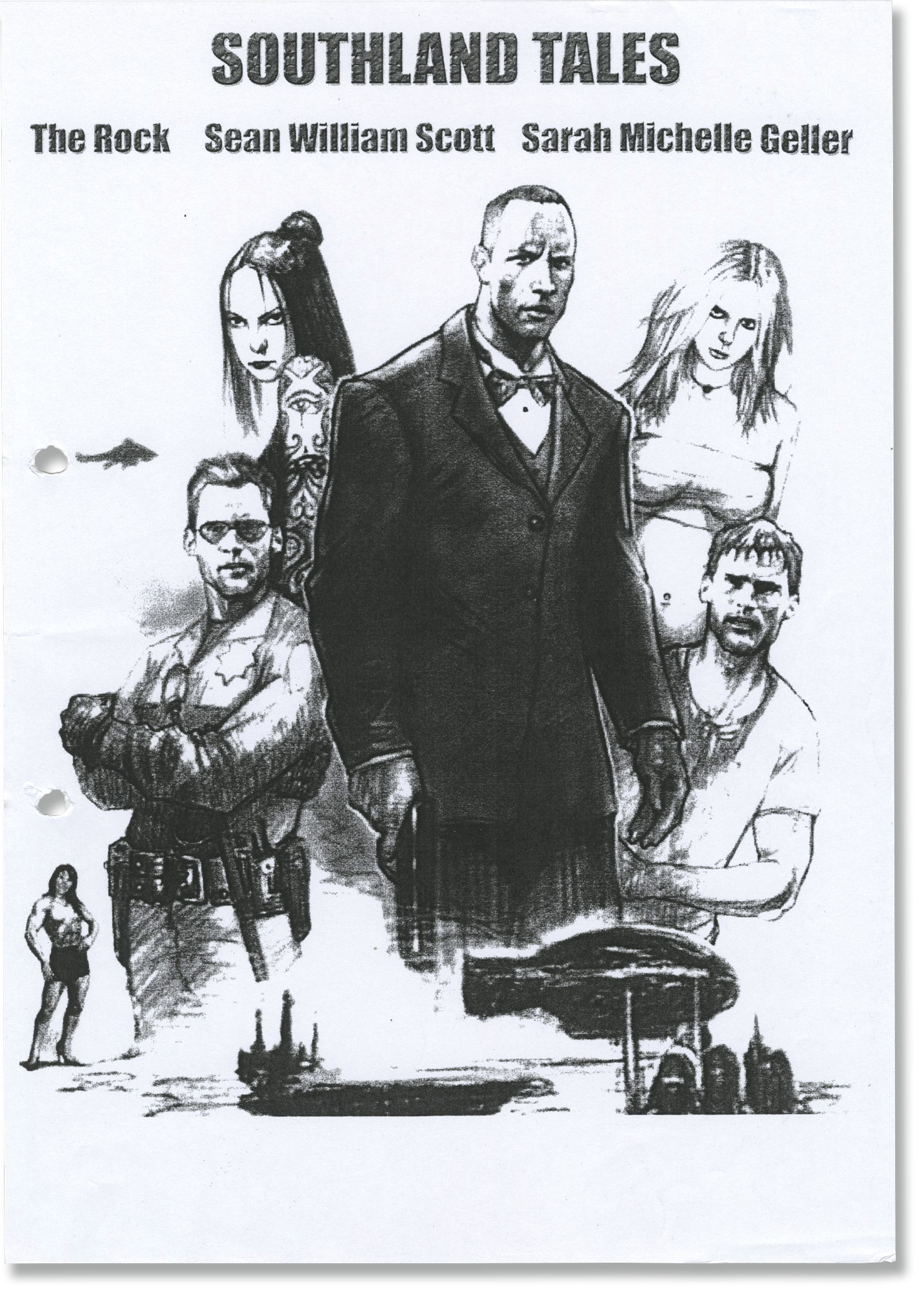 Southland Tales (Archive including two script drafts, shooting schedule ...