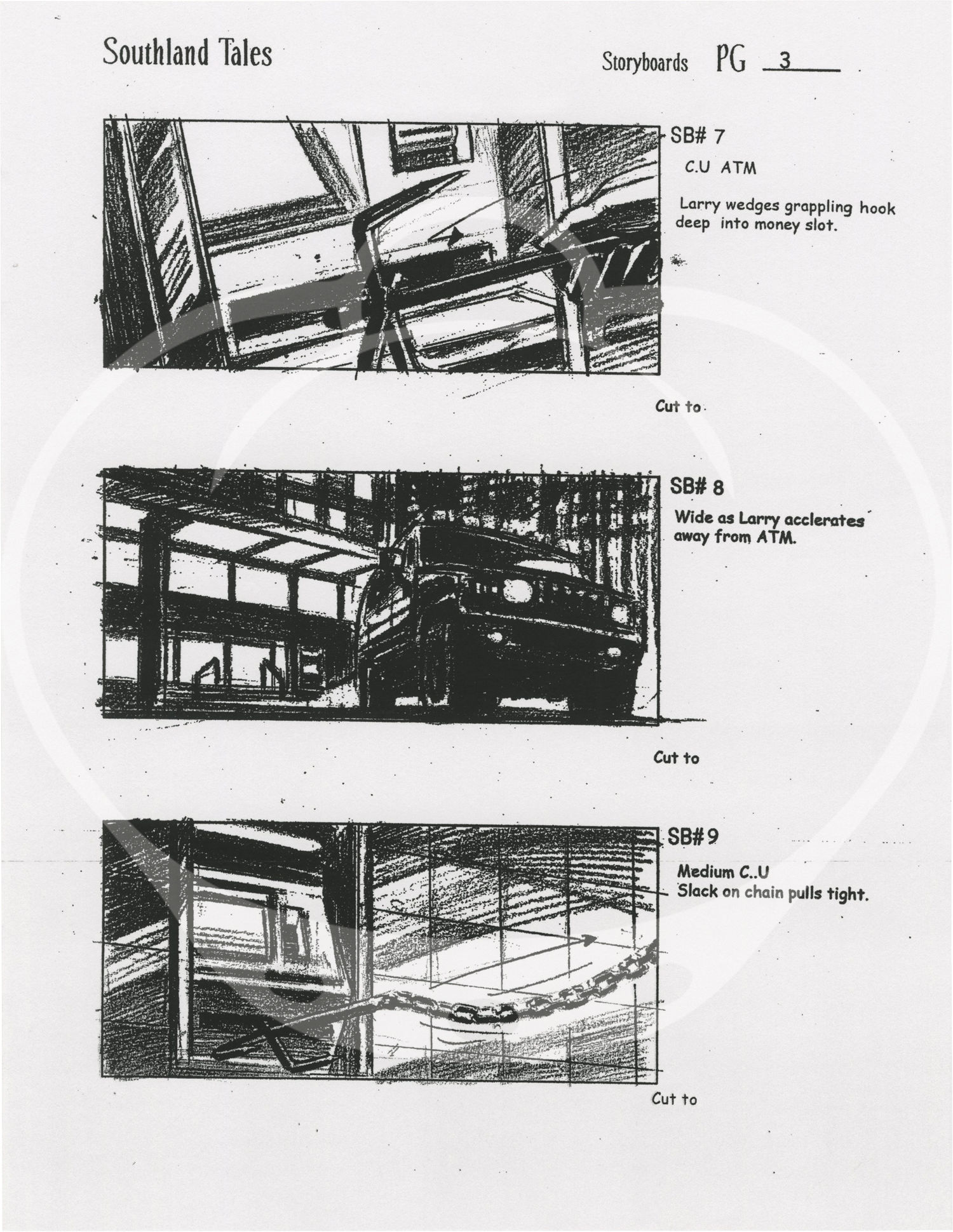 Southland Tales (Archive including two script drafts, shooting schedule ...